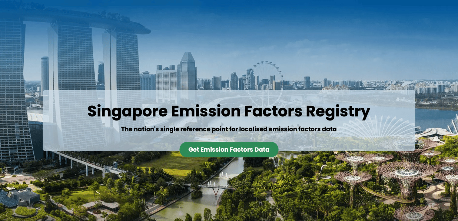 Understanding the Singapore Emission Factors Registry (SEFR)